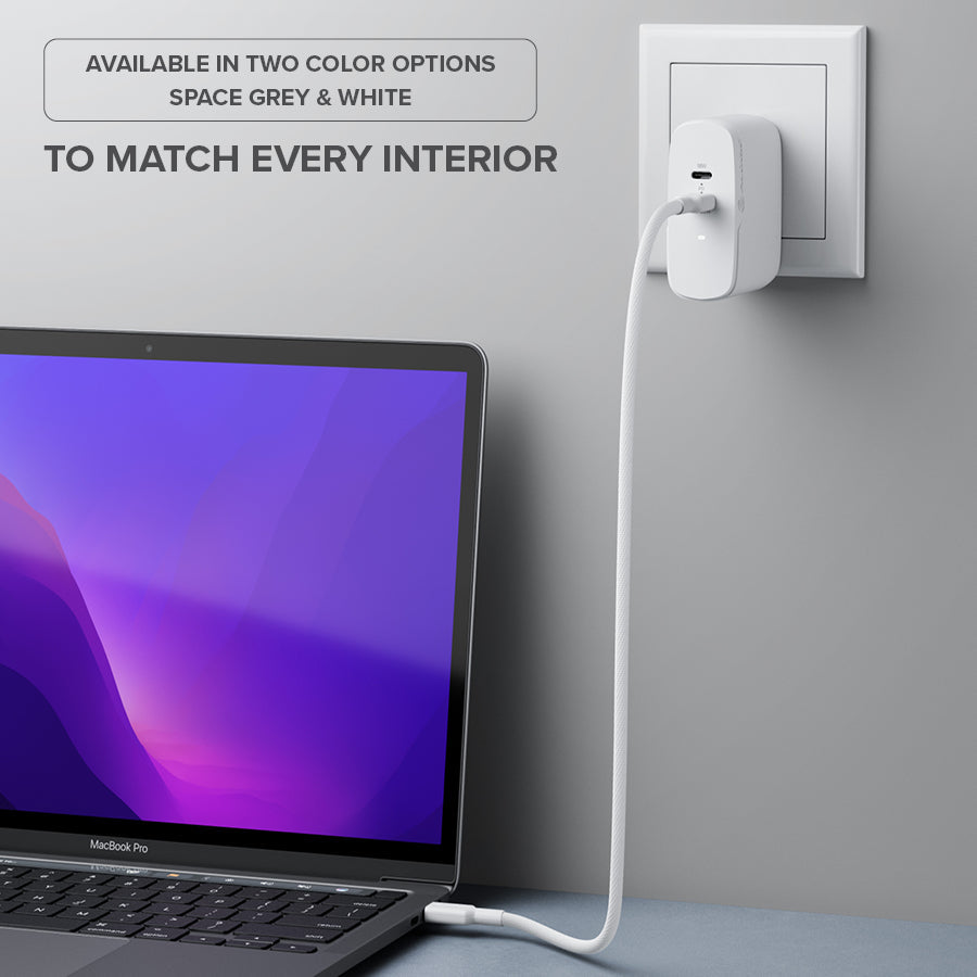 Buy 2 Port 68W GaN Charger - Includes 2m USB-C Cable online at Alogic